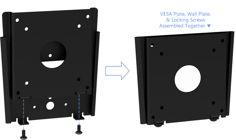 Fixed VESA Slim Wall Mount - VB_VESA_MNT_FSW
