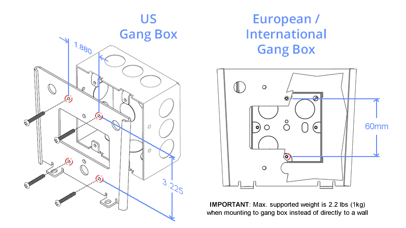 Fixed VESA Slim Wall Mount - VB_VESA_MNT_FSW